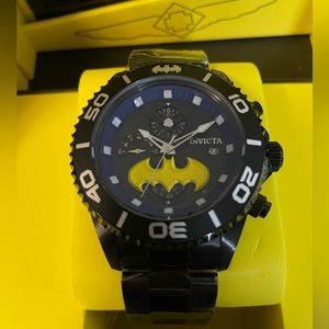 Invicta | Accessories | Invicta X Dc Batman Limited Edition Black Mens ...